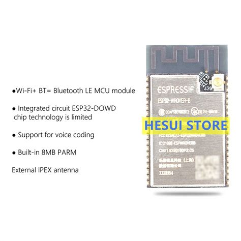 Original Authentic Esp Wrover Ib Dual Core Wifi Bluetooth Mcu Module