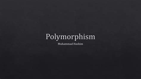 Polymorphism Pptx Programming Languages Computing