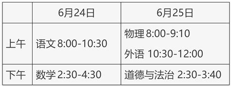 2025年北京中考时间 日历网