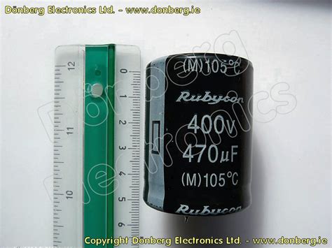 Kondensator 470µF / 400VRA - ELEKTROLYTKONDENSATOR 85°C...