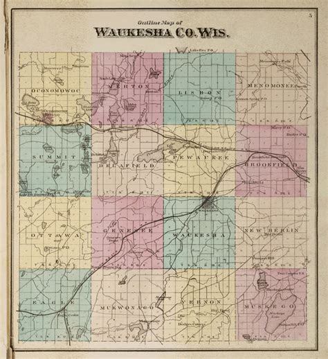 Waukesha County Plat Map Alanna Leontyne