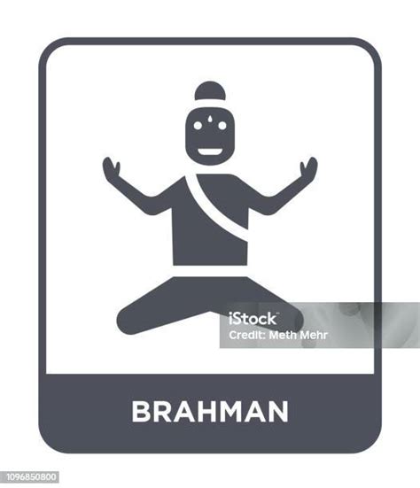 흰색 바탕에 브라만 아이콘 벡터 Brahman 유행 가득 인도 Holi 컬렉션에서 아이콘 갈색에 대한 스톡 벡터 아트 및 기타