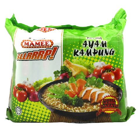 马来西亚进口 妈咪牌mamee 方便面 鸡汤味快熟面 380g 大包5小包lai2120