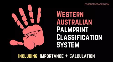 Western Australian Palm Print Classification Wapc System