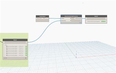 Selection Filter From Sections Views Page Dynamo