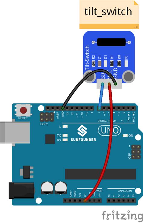 Lesson 21 Tilt Switch SunFounder Sensor Kit V2 For Arduino Documentation