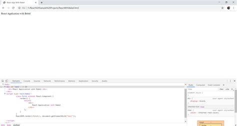 Creating React Component Without Babel