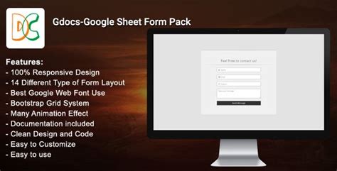 Gdocs Google Sheet Form Pack Code Market
