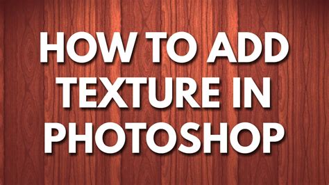 How To Add Texture In Photoshop Video Babe Online