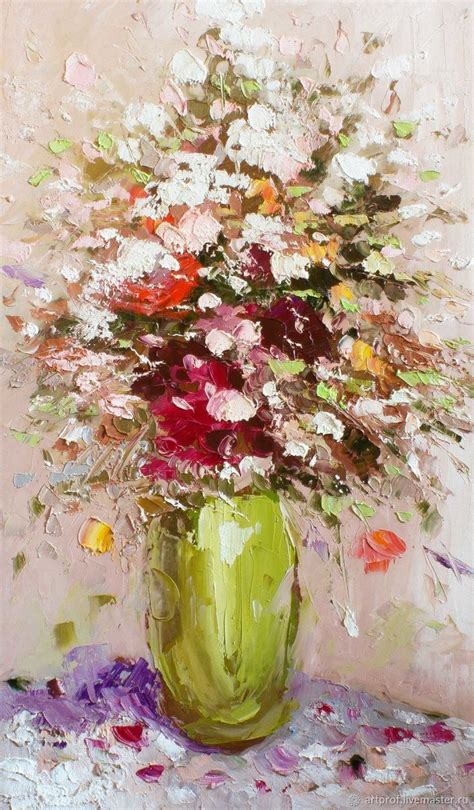 Картина маслом Полевой букет 41х67см в интернет магазине на Ярмарке Мастеров Тимашевск