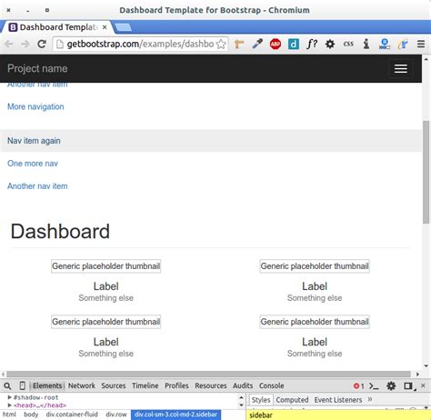 Javascript Bootstrap Fixed Sidebar Example Stack Overflow