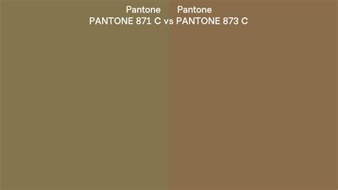 Pantone 871 C Vs Pantone 873 C Side By Side Comparison