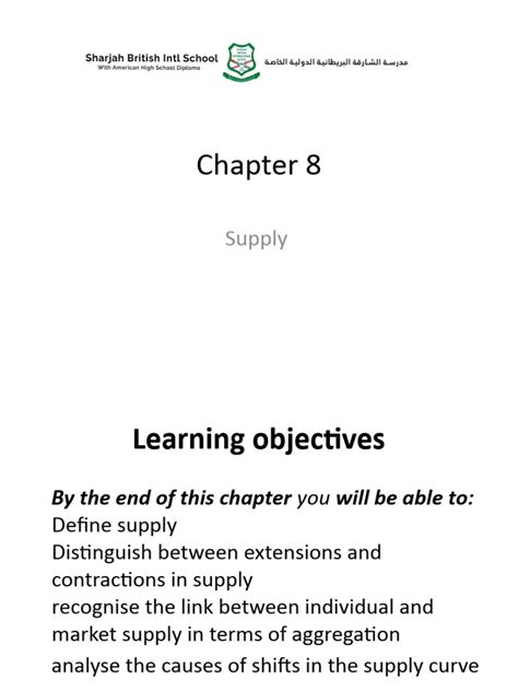 Chapter 8 Igcse Pdf Supply Economics Taxes