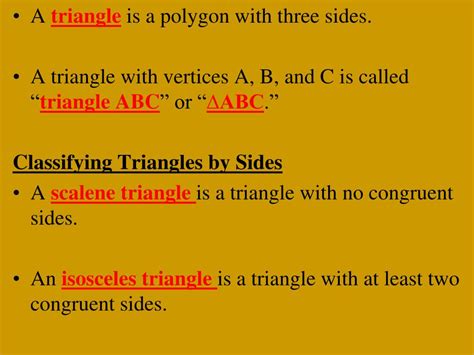 PPT 4 1 Triangle Sum Theorem Exterior Angle Theorem PowerPoint Presentation ID 2509310