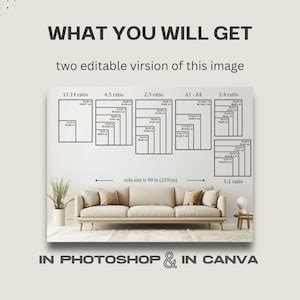 Size Guide For Digital Artwork With Multiple Aspect Ratios Canva