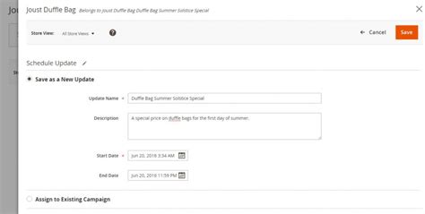 How To Schedule Content Products And Categories On Magento 2 Firebear