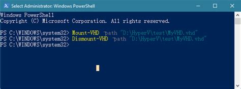 Create Mount Unmount And Convert Vhdvhdx