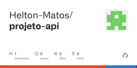 Github Helton Matosprojeto Api