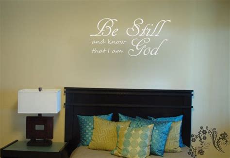 Be Still And Know That I Am God Wall Decals Wall Decal Wall Vinyl