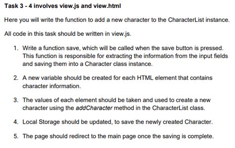 Solved Task Involves View Js And View Html Here You Will Chegg