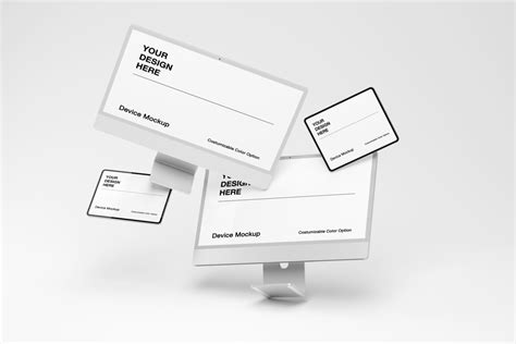 Customizable Device Mockup With Minimal And Modern Background 36474190 Psd