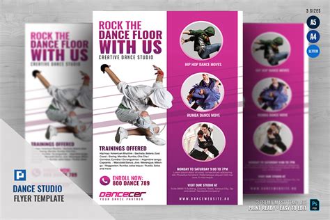Danceclassstudioflyer Graphic By Psdpixel · Creative Fabrica