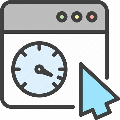 Arrow Cursor Seo Speed Speedometer Window Icon Download On Iconfinder