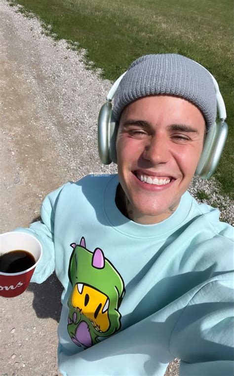 Justin Bieber Smiling 2022 Cute