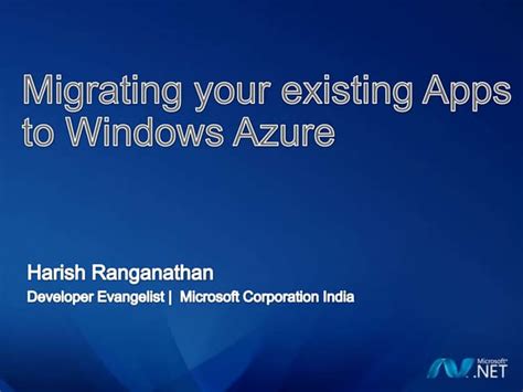 Migrating Apps To Azure Pptx Cloud Computing Internet