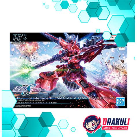 Jual Bandai Plamo Hg Gelgoog Menace [lunamaria Hawke Custom] Shopee