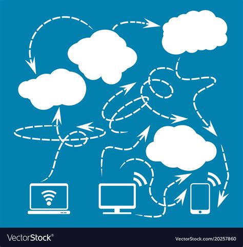 Cloud Computing Royalty Free Vector Image VectorStock