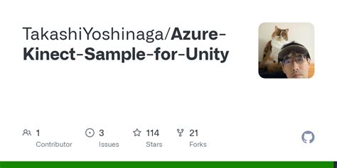 github takashiyoshinaga azure kinect sample for unity