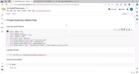 Sai Pradeeptha Konda On Linkedin Task 1 Titanic Survival Prediction I Worked On Predicting The