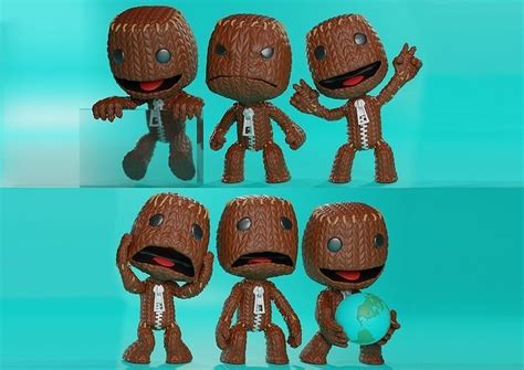 Pack 6 Poses Sackboy 3d Model 3d Printable Cgtrader