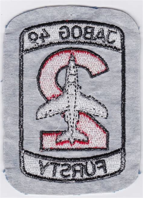 German Air Force Patch 49 Jabog Alpha Jet 492 Staffel Fursty