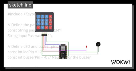 Lock Security 1 Wokwi Esp32 Stm32 Arduino Simulator