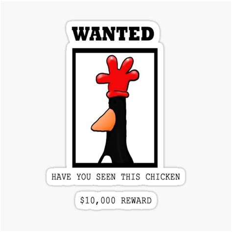 Have You Seen This Chicken Sticker By Isabellarot23 Redbubble