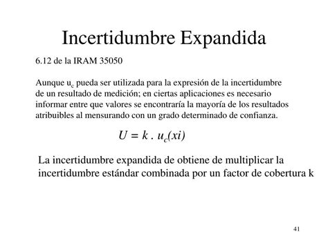PPT Guía para el cálculo de incertidumbre PowerPoint Presentation