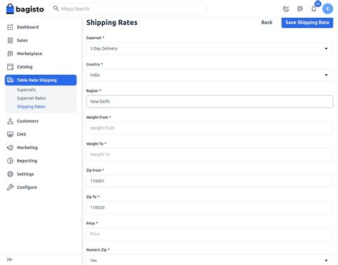 Laravel Ecommerce Marketplace Table Rate Shipping Webkul Blog