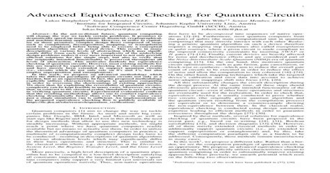 pdf advanced equivalence checking for quantum circuits dokumen tips