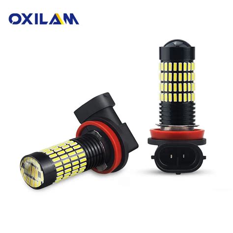 Oxilam 2x H11 H8 H9 9005 Hb3 9006 Hb4 H10 Led Car Fog Light Bulbs
