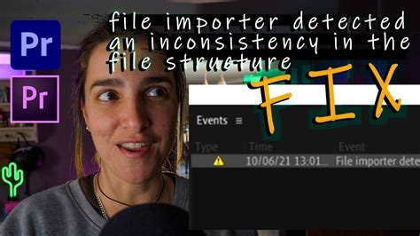 File Importer Detected An Inconsistency In The File Structure