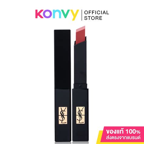 Ysl The Slim Velvet Radical 2g ลิปเนื้อแมทที่มีความเงา ไม่วาว ไม่แห้ง