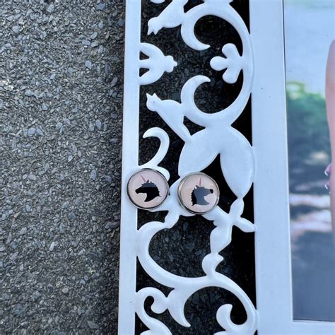 Náušnice Jednorožec Potvor Pomáhat Tvořit