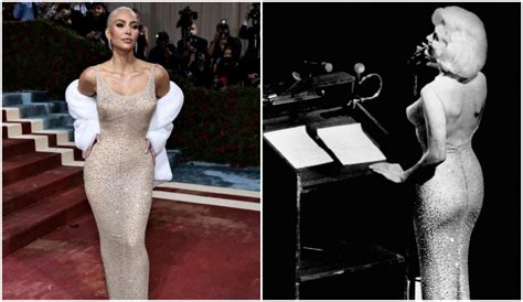 Kim Kardashian elle aurait abîmé la robe mythique de Marylin Monroe