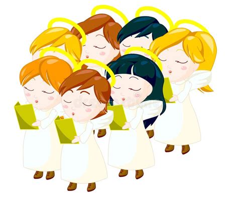 Cartoon Angels Stock Vector Illustration Of Xmas Angel 1371778
