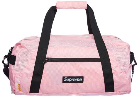 Supreme Duffle Bag Ss22 Pink Side Kicks
