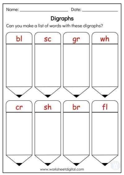 Grade 1 Phonics Worksheet Digital Worksheets Library