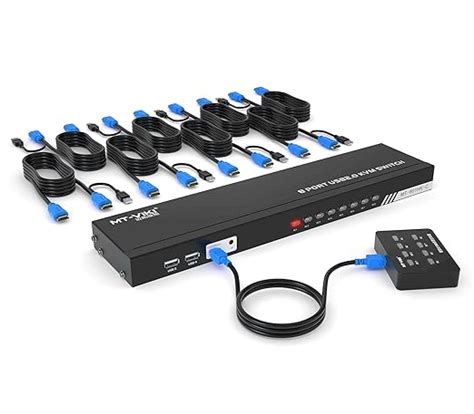 Jp Kvmスイッチ Hdmi 8ポート Kvm Usb 切替器 8入力1出力、mt Viki Hdmi Kvm
