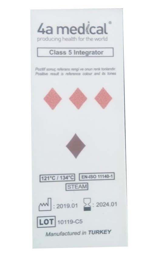 Class 5 Sterilization Indicator At ₹ 12unit Sterilization Indicator